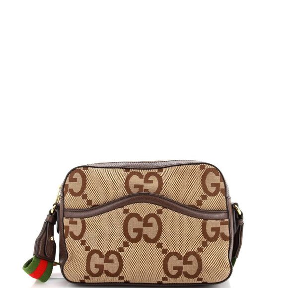 Gucci | Bags | Gucci Camera Bag Jumbo Gg Canvas Mini Brown | Poshmark